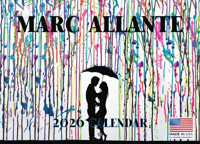 MARC ALLANTE 2026 Fantasy Art Monthly Wall Calender 12 Month | Made in ...