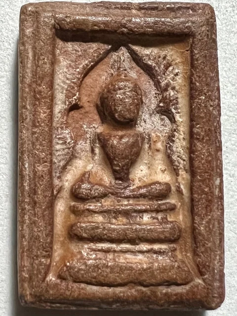 PHRA SOMDEJ WAKEMAN Lp Kuay Rare Old Thai Buddha Amulet Pendant Magic ...