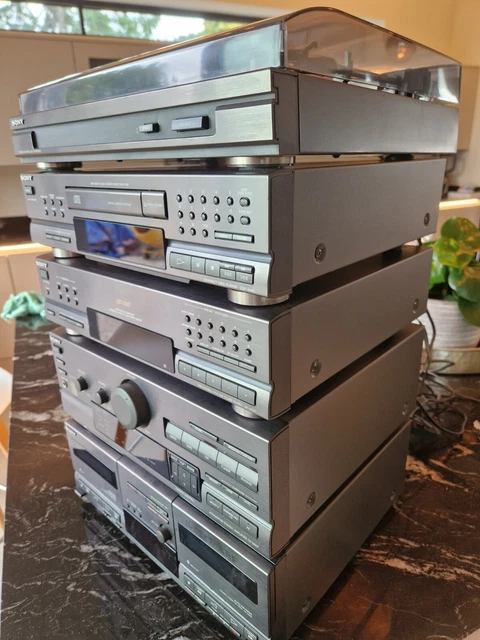 SONY LBT-D507 HIFI Stereo 5 Stack System Amp CD Tuner Twin Tape ...