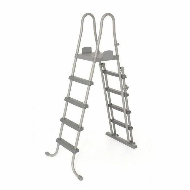 BESTWAY POOL LADDER safety ladder entrance ladder 132 cm swimming pool ...