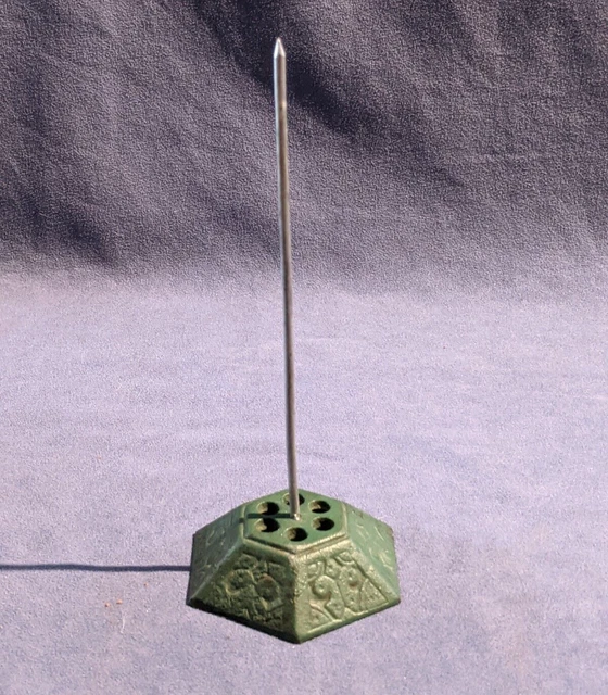 ANTIQUE CAST IRON Paper Spindle Store Receipt Spike $20.00 - PicClick CA