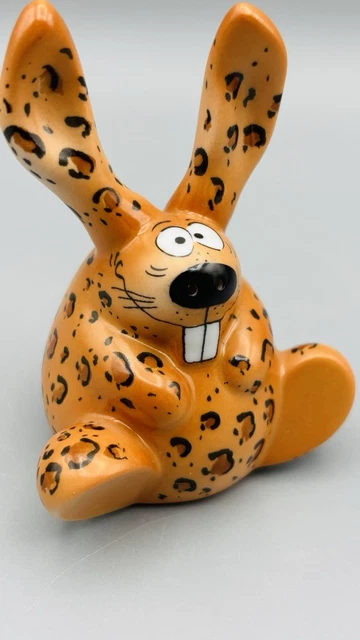 GOEBEL ADAM & Ziege Salzstreuer 'Helga Hase' mit Tigerprint neuwertig ...