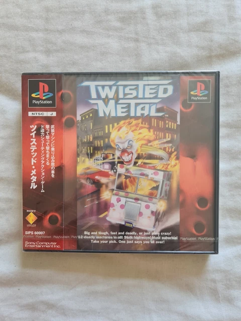 TWISTED METAL PLAYSTATION PS1 Rare JAPANESE NTSC Version New Sealed ...