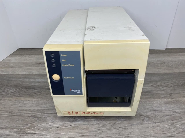 INTERMEC EASYCODER 3400 Thermal Label Barcode Printer *Power Tested ...