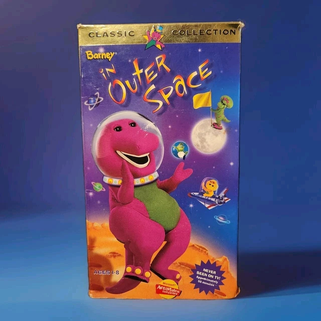 BARNEY IN OUTER Space (VHS, 1998) Classic Collection Lyrik Studio Kids ...