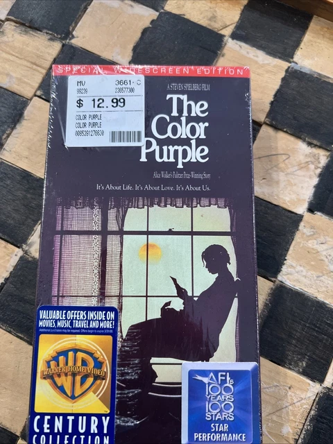 THE COLOR PURPLE VHS W/ Watermarks Danny Glover Whoopi Goldberg New ...