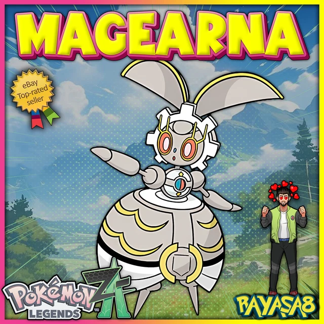 🔥 MAGEARNA MYTHICAL Legendary Pokemon Legends ZA Best Stats mega 🌟 $3. ...