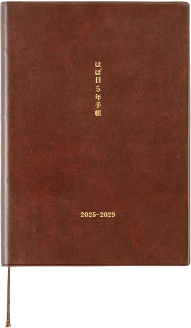 HOBONICHI NOTEBOOK 2025 5 Jahre Notebook 2025-2029 A5 Größe EUR 61,16 ...