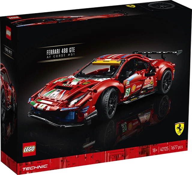 LEGO TECHNIC FERRARI 488 GTE Af Corse #51 42125 Lego EUR 233,97 ...