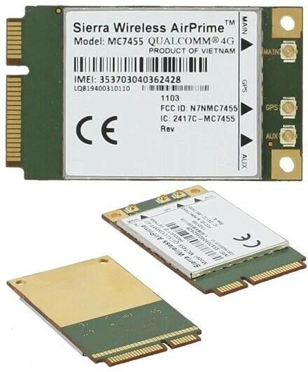 SIERRA AIRPRIME MC7455 LTE Module: GPS/LTE 3G,4G SMD HSPA,HSPA+,LTE ...