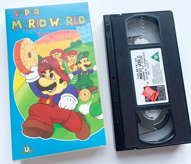 SUPER MARIO WORLD Nintendo Cartoon VHS UK Video "Born to Ride and other ...