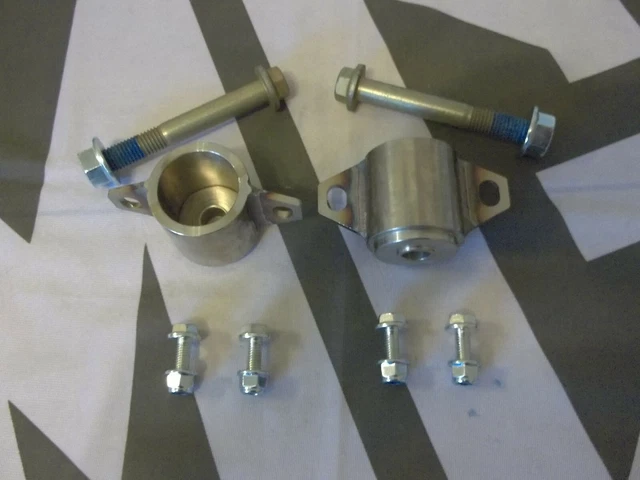 MGTF MG TF 2x Uprated Stainless Front & Rear Subframe Front Mounts ...