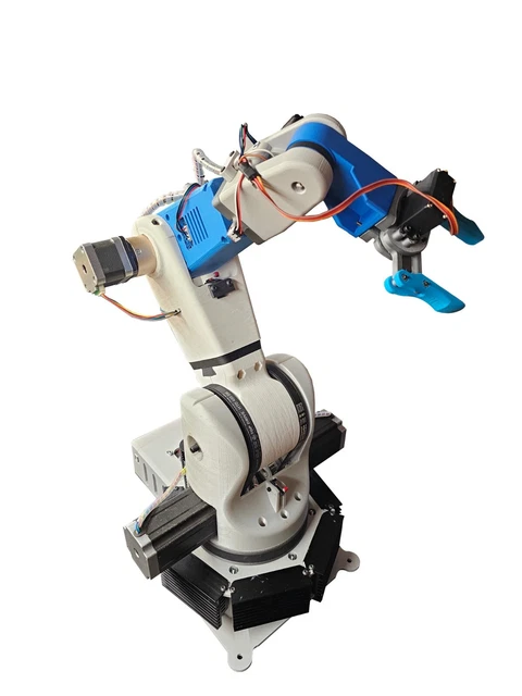 6-AXIS INDUSTRIAL ROBOT Arm with a visualization system for education ...