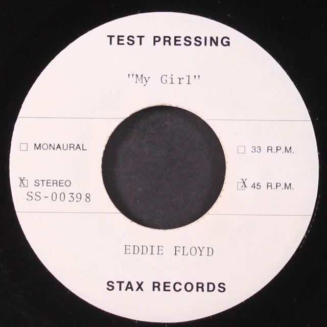 EDDIE FLOYD : ma fille / blanc STAX 7" simple 45 tr/min EUR 19,62 ...