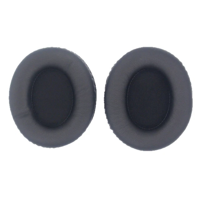 BLACK OVAL EAR Cushions 125x105mm for Gaming Headset Headphone ...