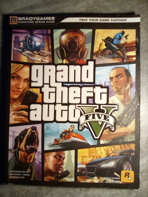 GRAND THEFT AUTO V Five Signature Series Guide Bradygames Strategy Book ...