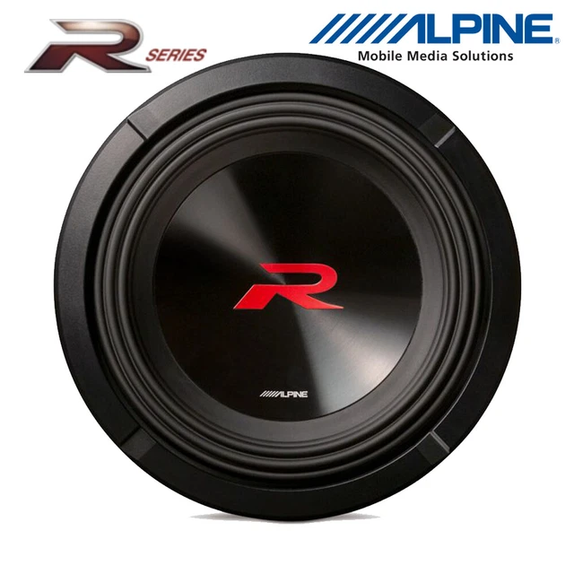 ALPINE R2-W10D4 - 10" Typ R Serie Dual 4 Ohm Auto Subwoofer 2250 W Neu ...