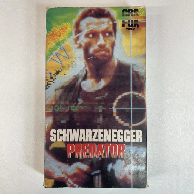 PREDATOR VINTAGE 1988 VHS Tape CBS Fox Video Arnold Schwarzenegger Carl ...