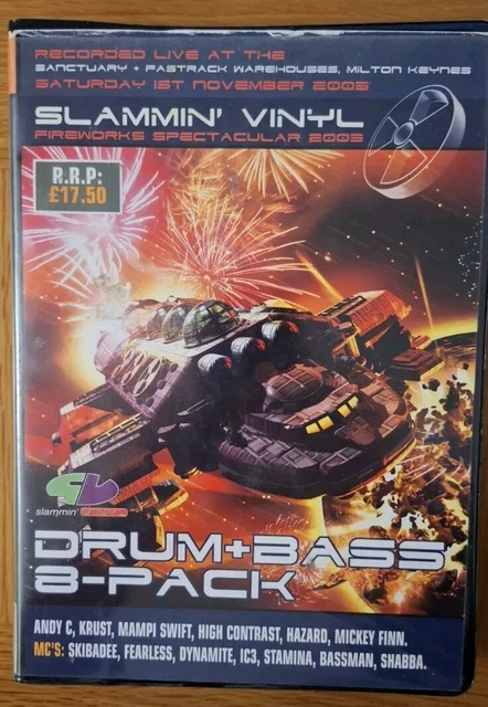 SLAMMIN VINYL DRUM And Bass 8 Pack Tape Cassettes Fireworks Spectacular ...