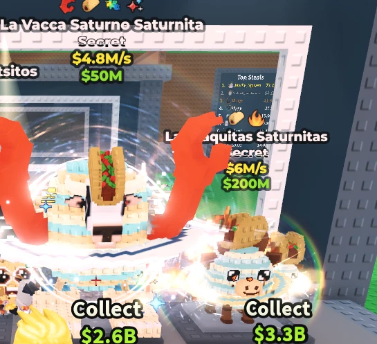 STEAL A BRAINROT SAB Secret - La Vaca and Las Vaquitas Combo 10.8M/s ...