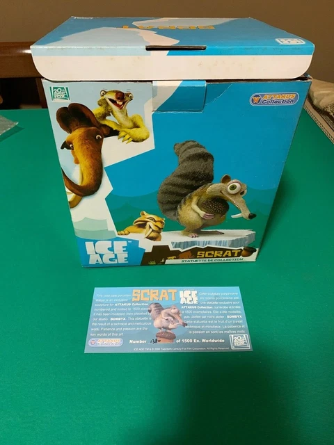 SCRAT ICE AGE EX Limited Edition Resin Statue by attakus Era Glaciale ...