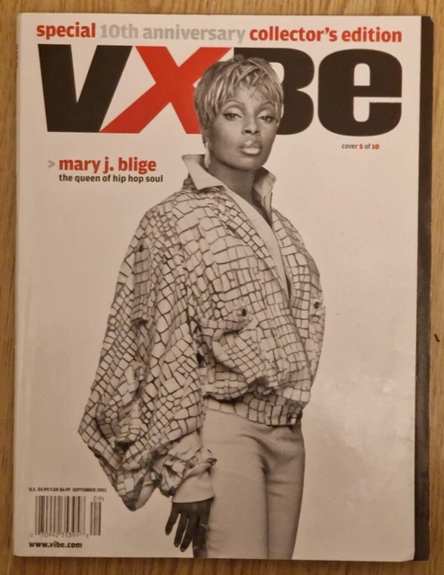 VIBE MAGAZINE - SEP 2003 - Mary J Blige (10th Anniversary Collector's ...