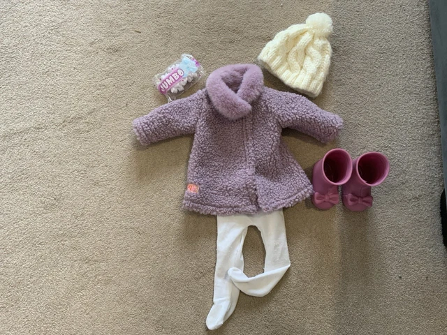 OUR GENERATION WOOLLY Hat and Coat for 18 Inch Dolls Brand New £10.41 ...