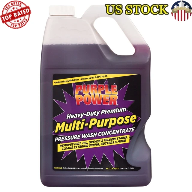 PREMIUM MULTI-PURPOSE HEAVY-DUTY 1 Gallon Pressure Washer Fluid ...