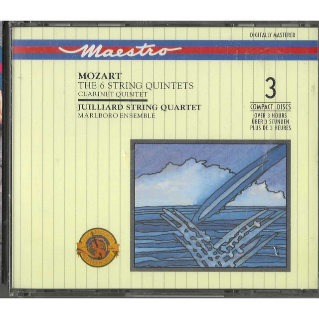 MOZART, STRING QUARTET CD The Quintets, Quintette avec Clarinette / Scellé EUR 51,54 - PicClick FR