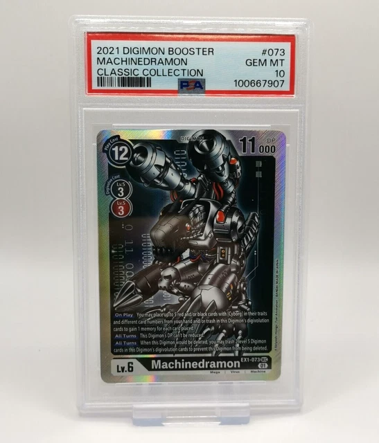 DIGIMON MACHINEDRAMON EX1 -073 SEC Classic Collection Card PSA Graded 10 Gem MT £79.95 - PicClick UK