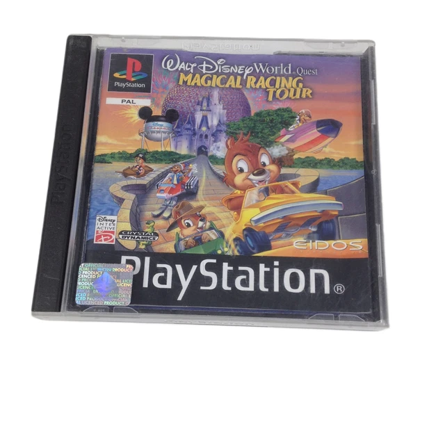 WALT DISNEY WORLD Quest Magical Racing Tour PS1 Game PAL Pre-Owned ...