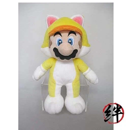 SANEI SUPER MARIO 3D World Neko Cat Mario 9 Plush Doll £28.30 - PicClick UK