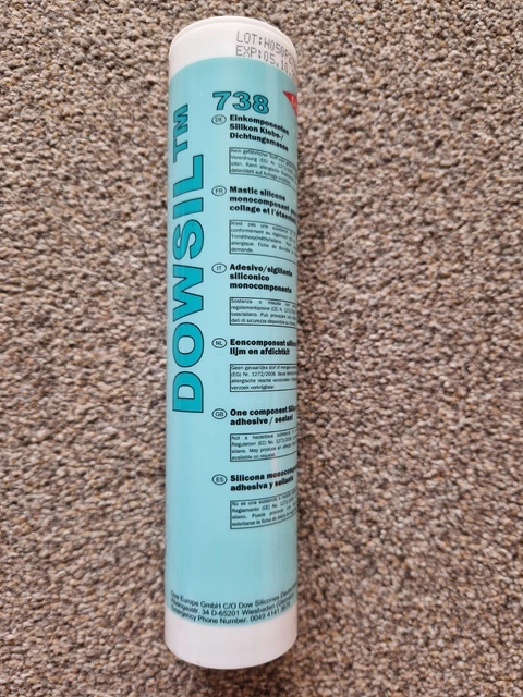 DOWSIL 738 ELECTRICAL Sealant / Silicone Adhesive 310ml £21.50 ...