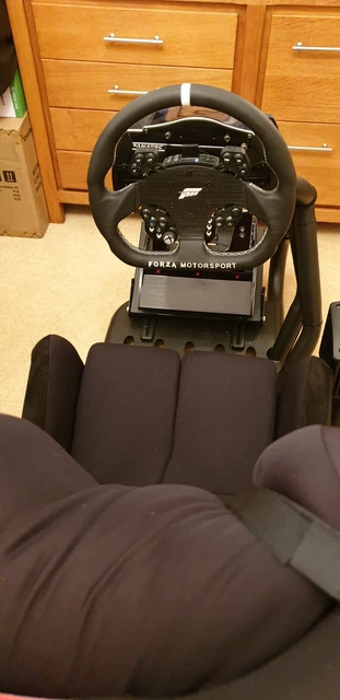 FANATEC & RS6 Track Racer Sim Racing Rig, with Xbox one X & 4 games £ ...