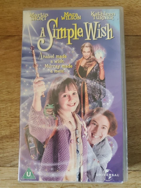 A SIMPLE WISH, Kathleen Turner, VHS Martin Short Mars Wilson EUR 5,82 ...