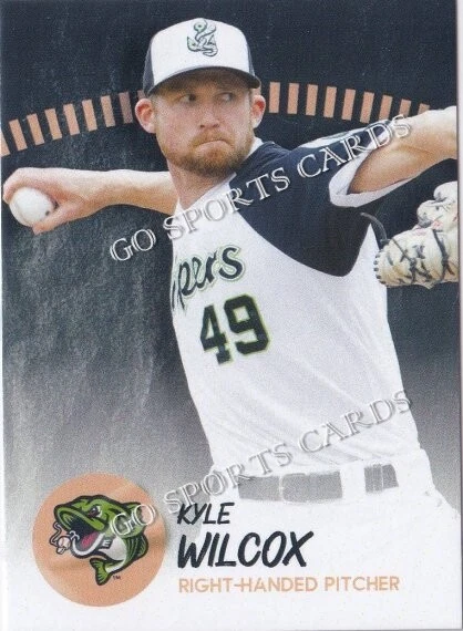 2023 GWINNETT STRIPERS Kyle Wilcox RC Rookie Atlanta Braves Minor ...