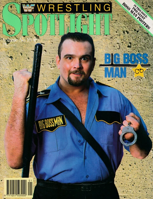 BIG BOSS MAN WWF Wrestling Spotlight Magazine 1990 Volume 10 £16.32 ...