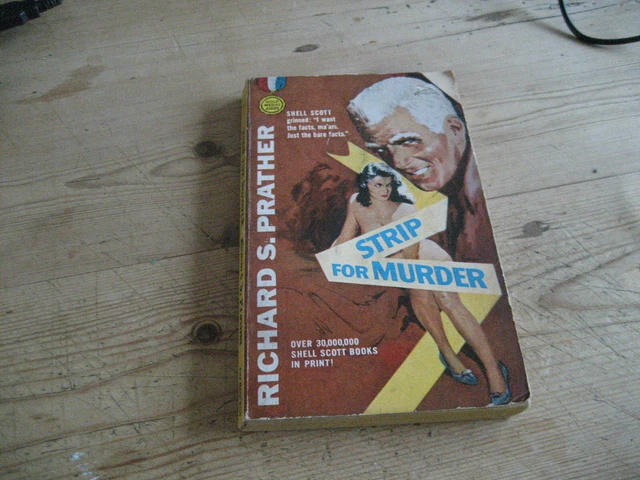 STRIP FOR MURDER Richard S Prather Shell Scott Series Pulp Fiction ...