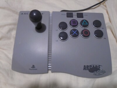 SONY PLAYSTATION 1 Ps1 Arcade Fight Joystick Controller Joy Game Stick Asciiware £47.99 ...