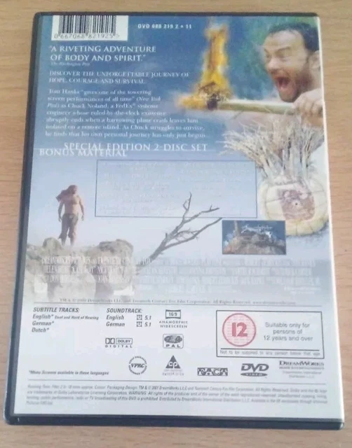 CAST AWAY (DVD, 2001) Special Edition 2 Disc Set £3.95 - PicClick UK