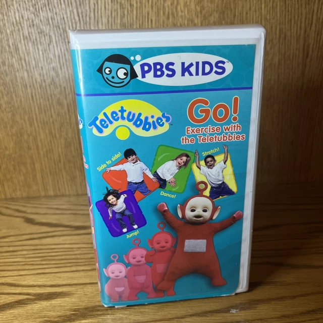TELETUBBIES - GO Exercise with the Teletubbies (VHS, 2001, Clamshell ...