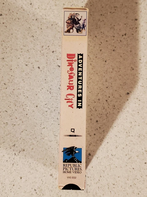 ADVENTURES IN DINOSAUR City VHS 1992 Republic Home Video Classic Movie ...