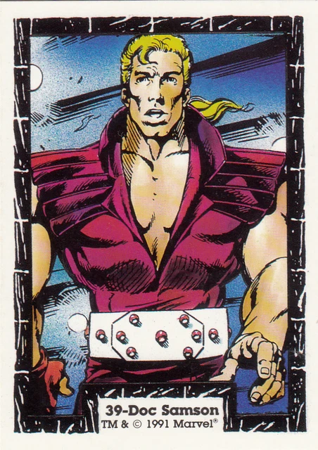 MARVEL THE INCREDIBLE Hulk Comic Images 1991 Base Card #39 Doc Samson £ ...