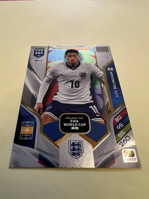 PANINI FIFA 365 Adrenalyn XL 2026 Jude Bellingham FWC14 Road to FIFA ...