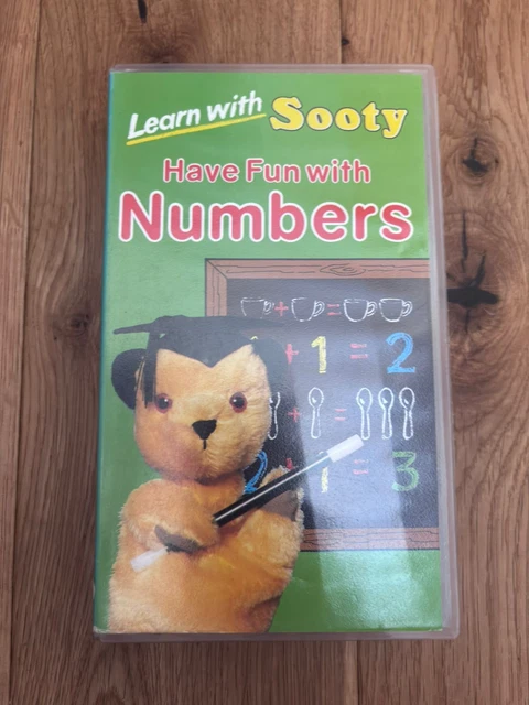 LEARN WITH SOOTY Have fun with numbers VHS VIDEO £10.23 - PicClick UK