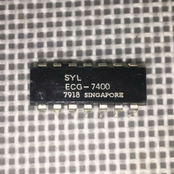 SYLVANIA EKG-7400 IC CHIP QUAD NAND GATE 14DIPECG7400 EUR 10,16 ...