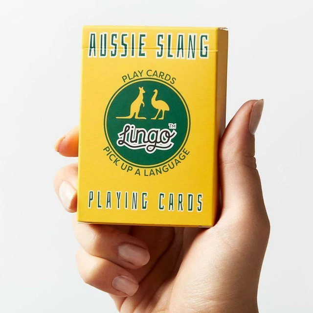 AUSSIE SLANG PLAYING Cards Australian Language Phrase Verbal Travellers ...