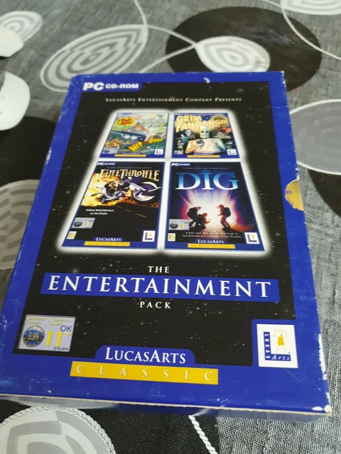 LUCASARTS THE ENTERTAINMENT Pack Dig/Sam & Max/Grim Fandango/Full ...