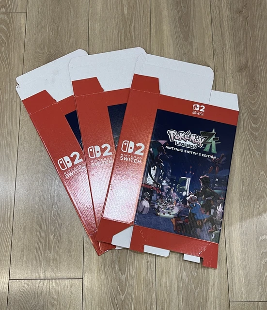 POKÉMON LEGENDS: Z-A / Set Of 3 Cardboard Boxes / Nintendo Switch ...