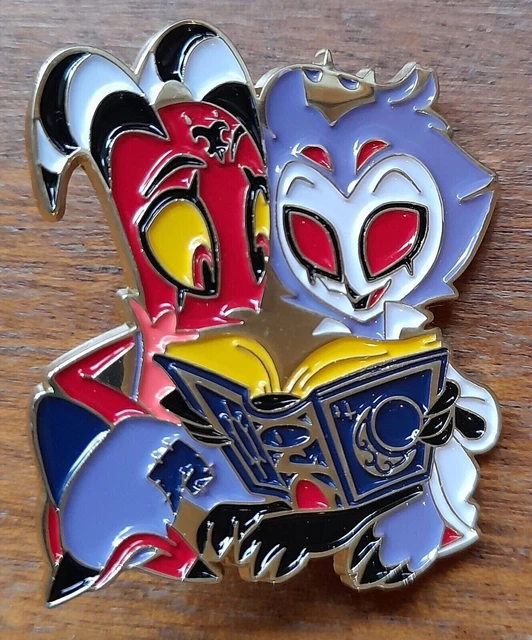 HAZBIN HOTEL HELLUVA Boss Stolas Blitzo Demons Cute Pin Badge EUR 9,89 ...